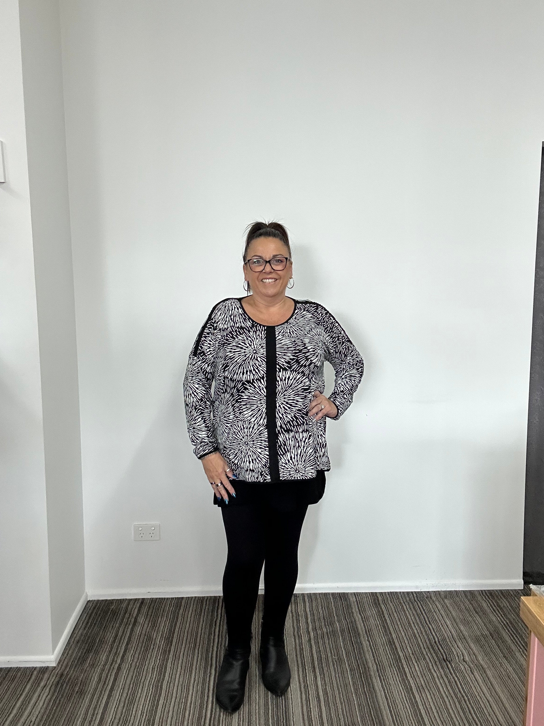 Rosalia Swirl Top Curvy Closet